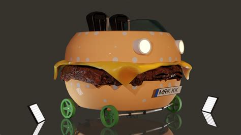 Spongebob Patty Wagon 3d Model Cgtrader