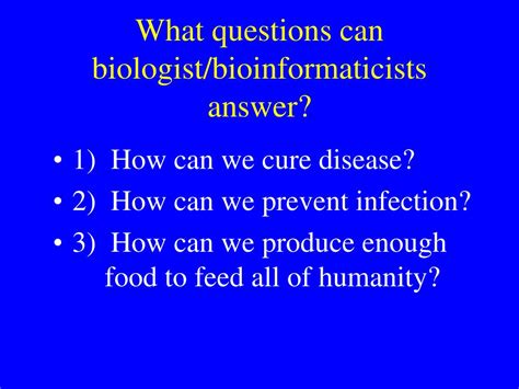 PPT What Is Bioinformatics PowerPoint Presentation Free Download ID 1398590