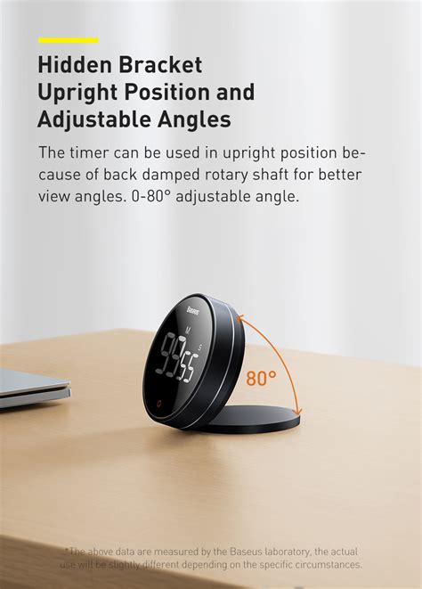 Таймер бытовой Baseus Heyo Pro Rotation Countdown Timer - купить по 8 ...
