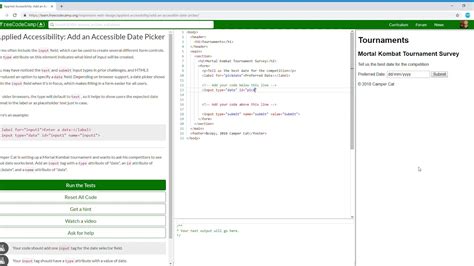 Applied Accessibility Add An Accessible Date Picker Learn