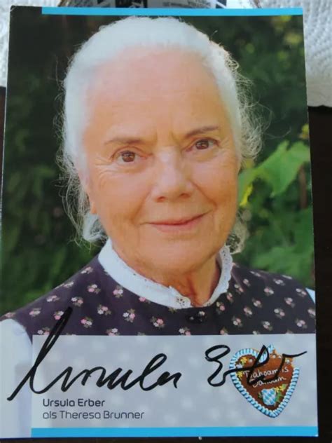 Ursula Erber Dahoam Is Dahoam Serien Br Autogrammkarte Signiert Eur 1