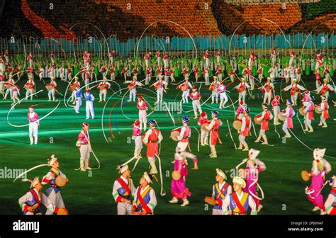 North Koreas Mass Games Is A Synchronised Propaganda Spectacle