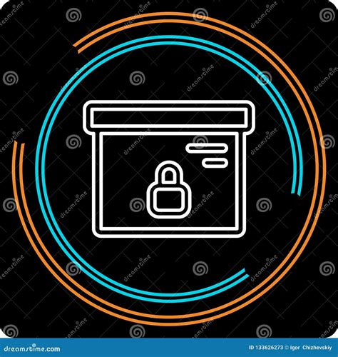 Simple Box Thin Line Vector Icon Stock Vector Illustration Of Packaging Design