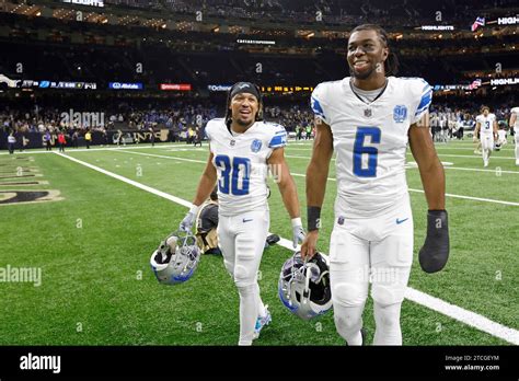 Detroit Lions Cornerback Khalil Dorsey 30 And Safety Ifeatu Melifonwu