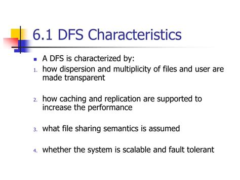 Ppt Chapter 6 Distributed File Systems Summary Powerpoint