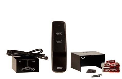 Skytech MRCK SR 1001 Fireplace Remote Control With Flame Adjustment For Servo Motor Gas Valves