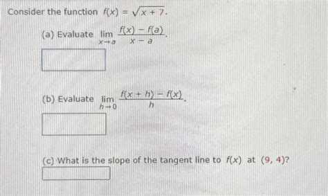 Solved Nsider The Function F X X A Evaluate Chegg Com