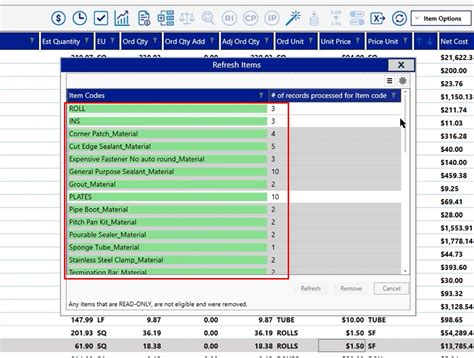How To Use The Mass Refresh Tool Estimating Edge