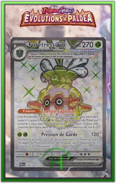 FORETRESS EX EV2 Évolutions à Paldea 230 193 Carte Pokémon