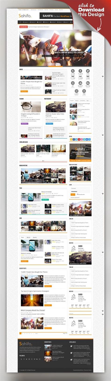 sahifa responsive wordpress news magazine blog theme magazine