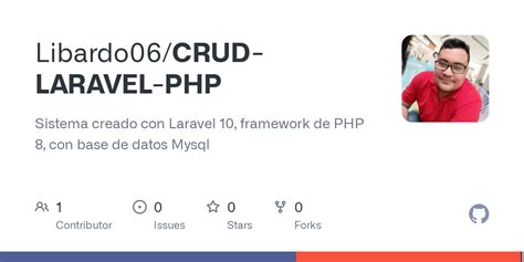GitHub Libardo CRUD LARAVEL PHP Sistema Creado Con Laravel Framework De PHP Con Base