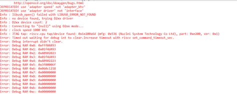 Hellowrold例程错误timed Out For Waiting Debug Int To Clear全国大学生集成电路创新创业大赛