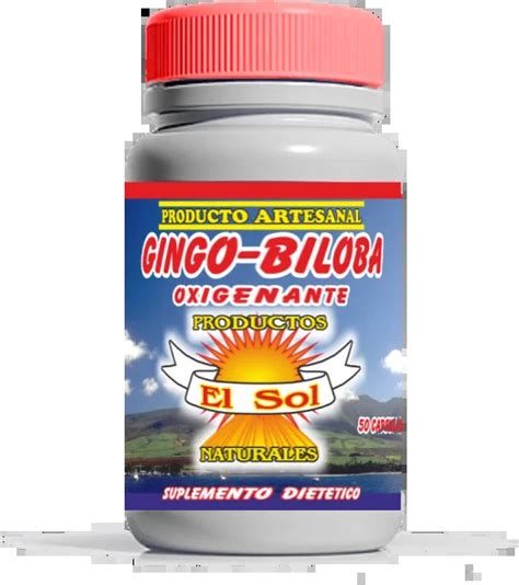 Gingo Biloba Productos Naturales El Sol