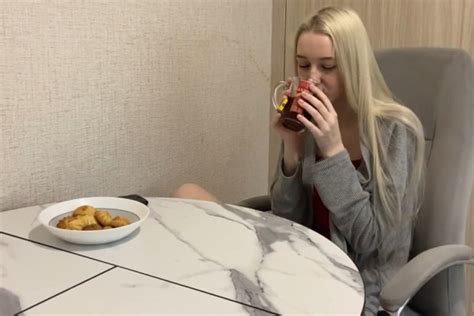 Misamarkisa Hot Fuck With A Blonde In A Red Bodysuit Porno Fetish X