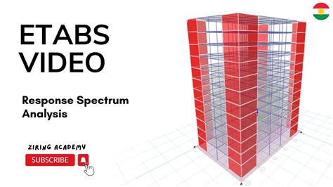 Dynamic Analysis Response Spectrum Analysis Etabs Youtube