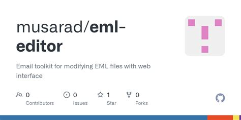 Github Musarademl Editor Email Toolkit For Modifying Eml Files With