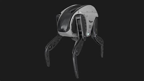Modelo 3d Ciencia Ficción Robot Droid 4 Colores Rigged Turbosquid 2141844