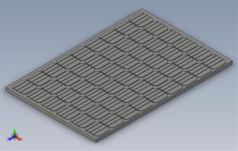 单晶电池 Inventor 模型图纸下载 懒石网