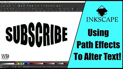 How To Use The Path Effects Editor Tool In Inkscape Youtube