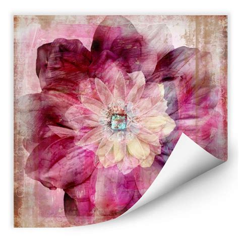 Wall Print Pink Peony Wall