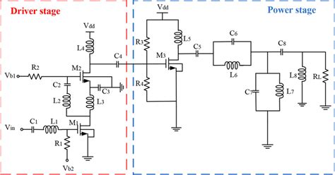 Circuit Schematic Of The Proposed Class F Pa With Two Stages Download Scientific Diagram Circuit Schematic Of The Proposed Class F Pa With Two Stages Download Scientific Diagram