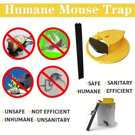 Reusable Mouse Trap Plastic Bucket Lid Rat Traps Humane Temu