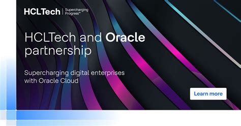 Hiren Kulkarni On Linkedin Hcltech And Oracle Partnership