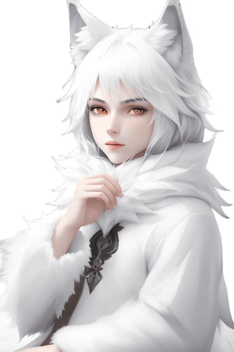 Anime White Fox Demon