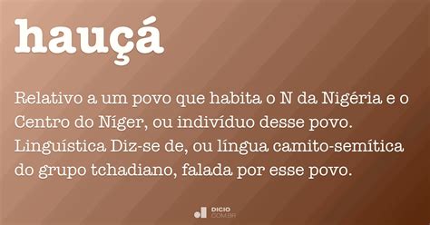 Hauçá Dicio Dicionário Online De Português