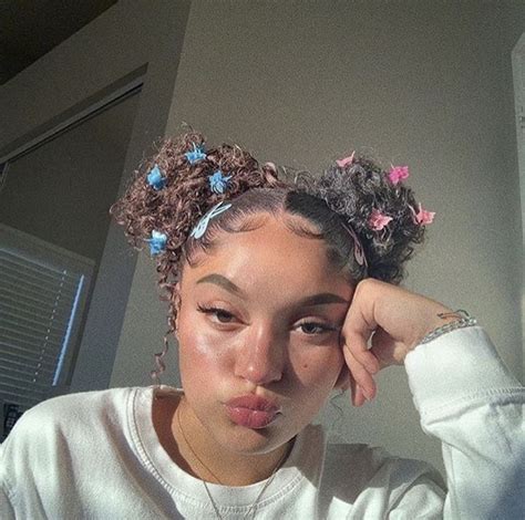 Peinados Aesthetic Para Chicas De Cabello Rizado Es La Moda
