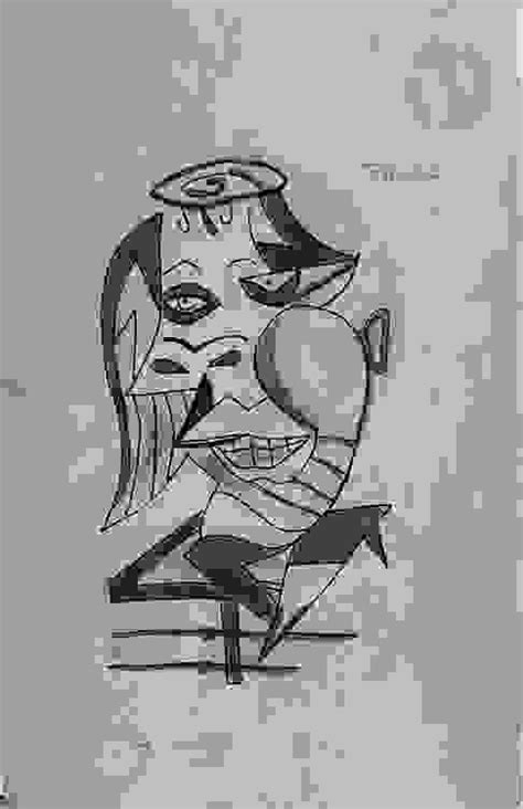 Pablo Picasso Mixed Media Drawing On Paper After Artist Auction