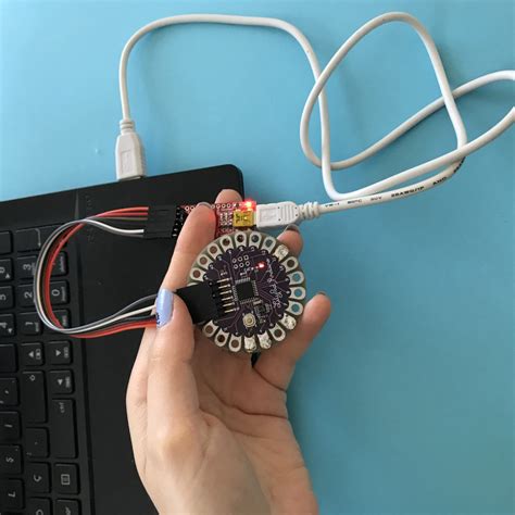 unicorn horn with neopixel leds and arduino lilypad arduino maker pro