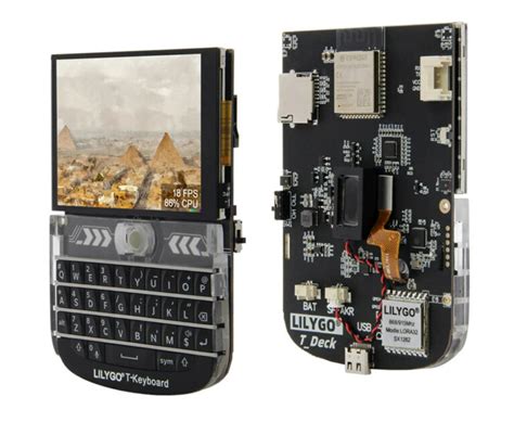 บอร์ด Esp32 S3 มีหน้าจอ 28 นิ้ว คีย์บอร์ดเหมือน Blackberry และอุปกรณ์