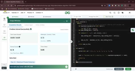 Day10 Gfg160daysofcode Problemsolving Keepcoding Gfgchallenge Priyabrata Chowdhury
