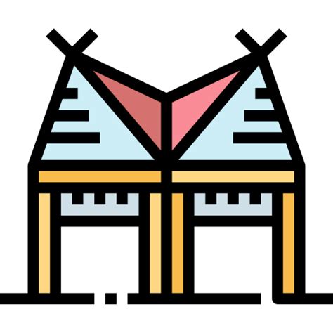 Pavilion Smalllikeart Lineal Color Icon