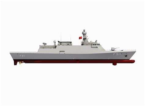 Milgem Class Corvettes Warship 3d Turbosquid 1318296