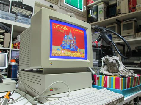 Apple Iigs With Monitor Floppy Drives And Hard Drive Boxed