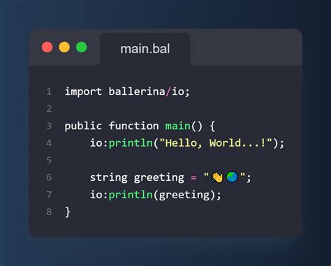 Ballerina Coding Tips