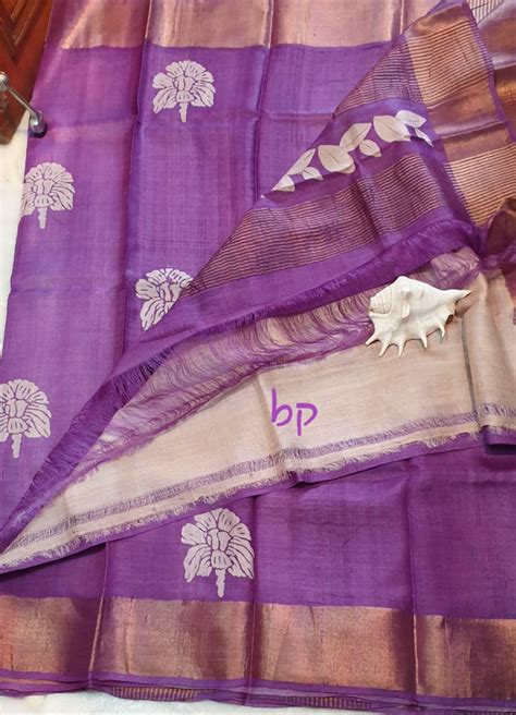 Designer Tussar Silk Sarees Get Upto 40 Off On Tussar Silk Sarees