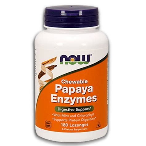 Papaya Enzymes Chewable 180 Lozenges