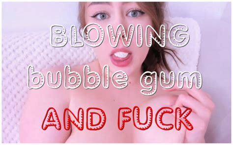 Angesmorris Blowing Bubble Gum And Fuck Manyvids