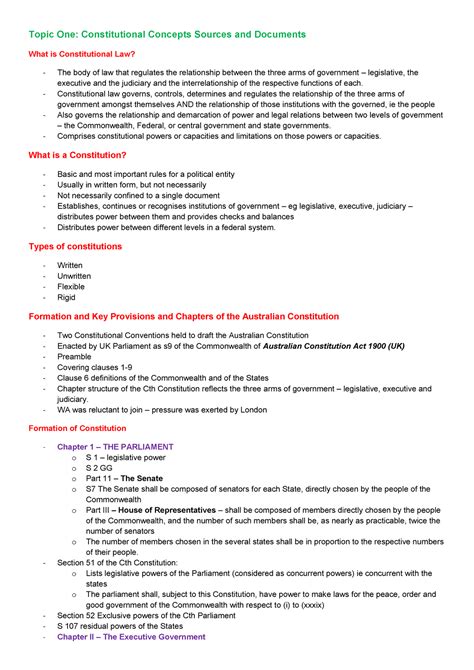 Constitutional Law Notes Warning Tt Undefined Function 32 Topic