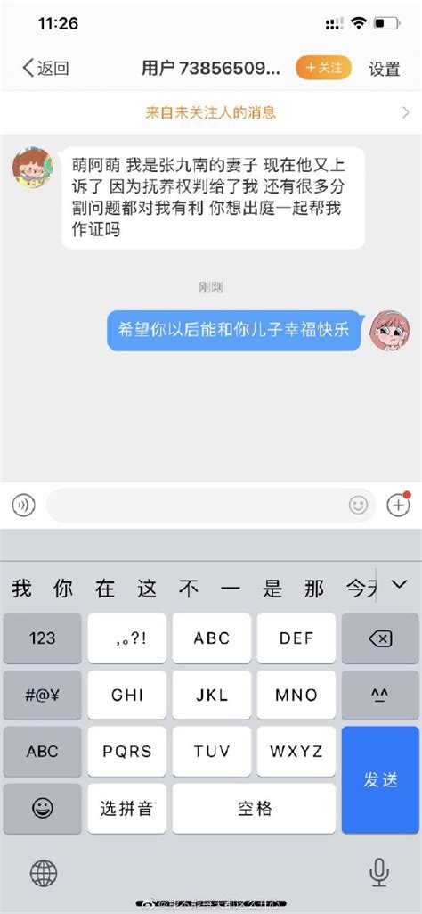 网友曝张九南离婚案进展 称孩子抚养权被判给前妻张九南德云社新浪娱乐新浪网