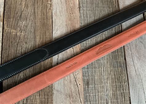 Horween Shell Cordovan Belt Black 35mm Black Leather Belt The