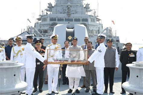 Indian Navy Commissions Second Project 15b Destroyer Naval News