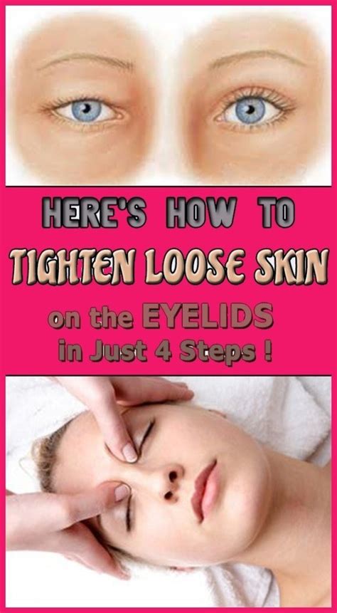 How To Tighten Loose Skin On The Eyelids In Just 4 Steps Healthy