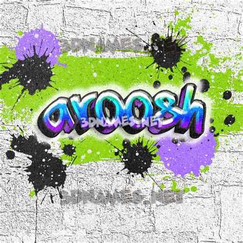 19 3d Names For Aroosh