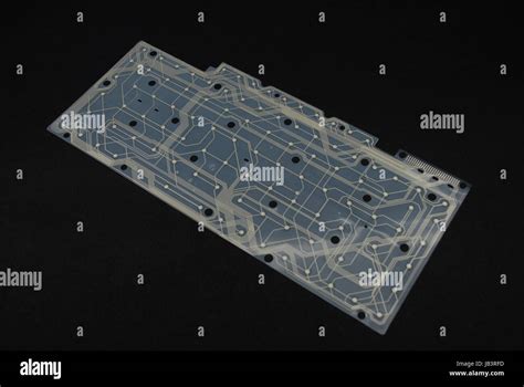 Interior Of A Computer Keyboard Showing The Connections For The Keys Stock Photo Alamy