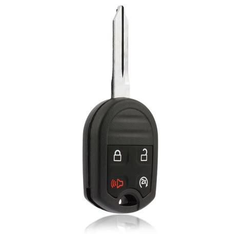 KeylessOption Blank Key Fob Replacement For Ford Lincoln Trucks SUVs Auto Programming 4
