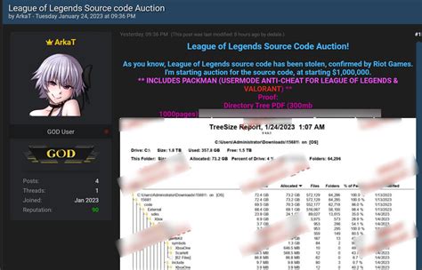 Hackers Auction Alleged Source Code For League Of Legends
